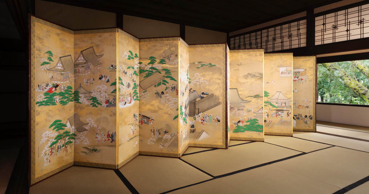 Viewing Cherry Blossoms at Ueno Park and Autumn at Asakusa | About the Works | Canon Tsuzuri ...