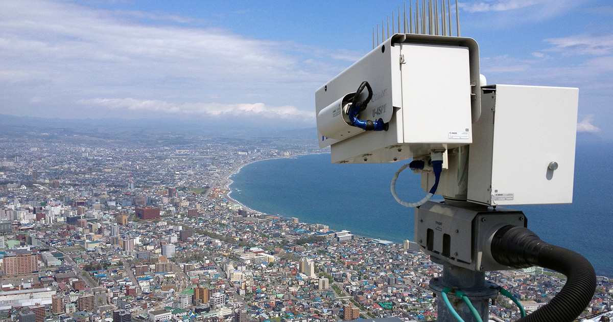 放送用カメラシステム お天気カメラのひみつ | キヤノングローバル
